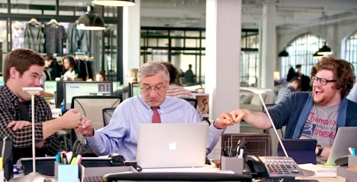 Create meme "intern, Intern movie by Jules Austin, Jules Austin is real ...