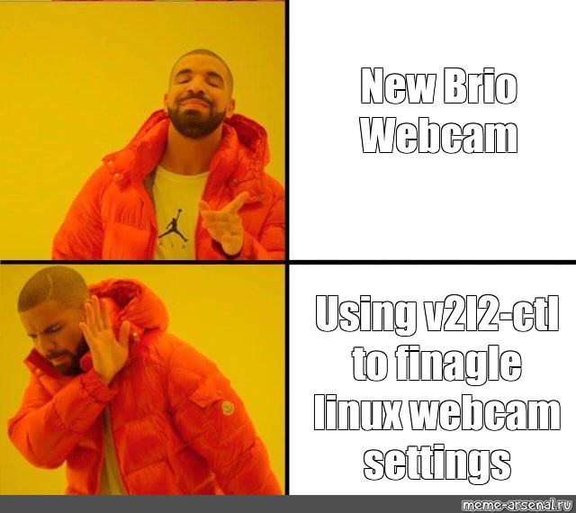 Сomics meme: "New Brio Webcam Using v2l2-ctl to finagle linux webcam ...