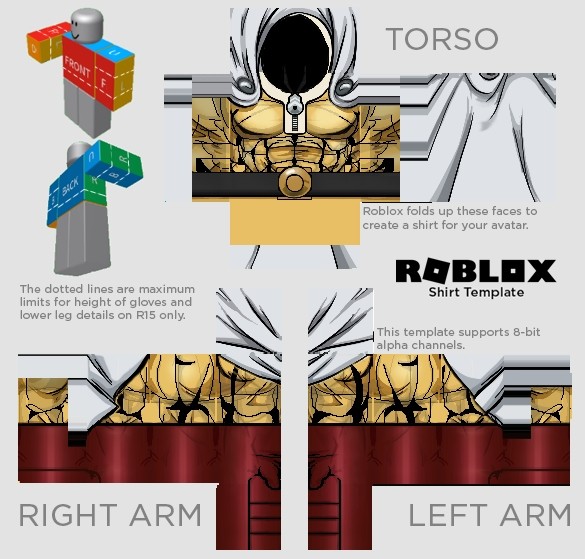 Create meme "roblox clothing, roblox template, shirt roblox" - Pictures ...